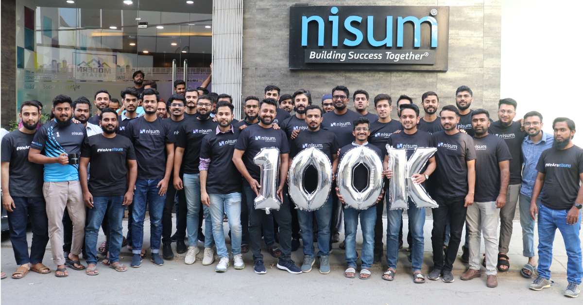 Nisum Reaches 100k Followers on LinkedIn!
